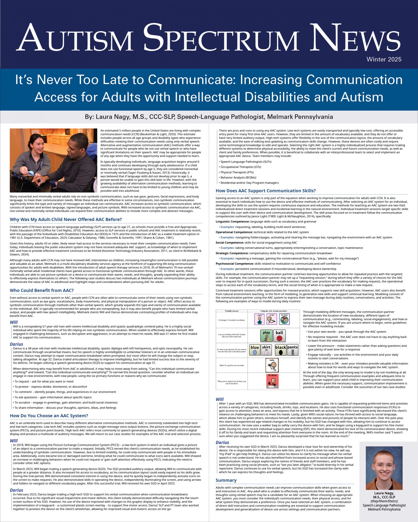 It’s Never Too Late to Communicate: Increasing Communication Access for Adults with Intellectual ...